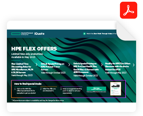 HPE Flex Offers - ALSO HPE Portal